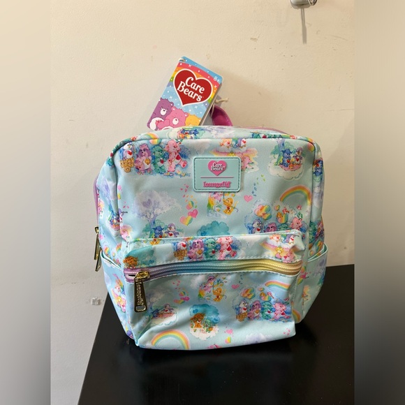 Loungefly | Bags | Loungefly Care Bears Allover Print Nylon Mini ...